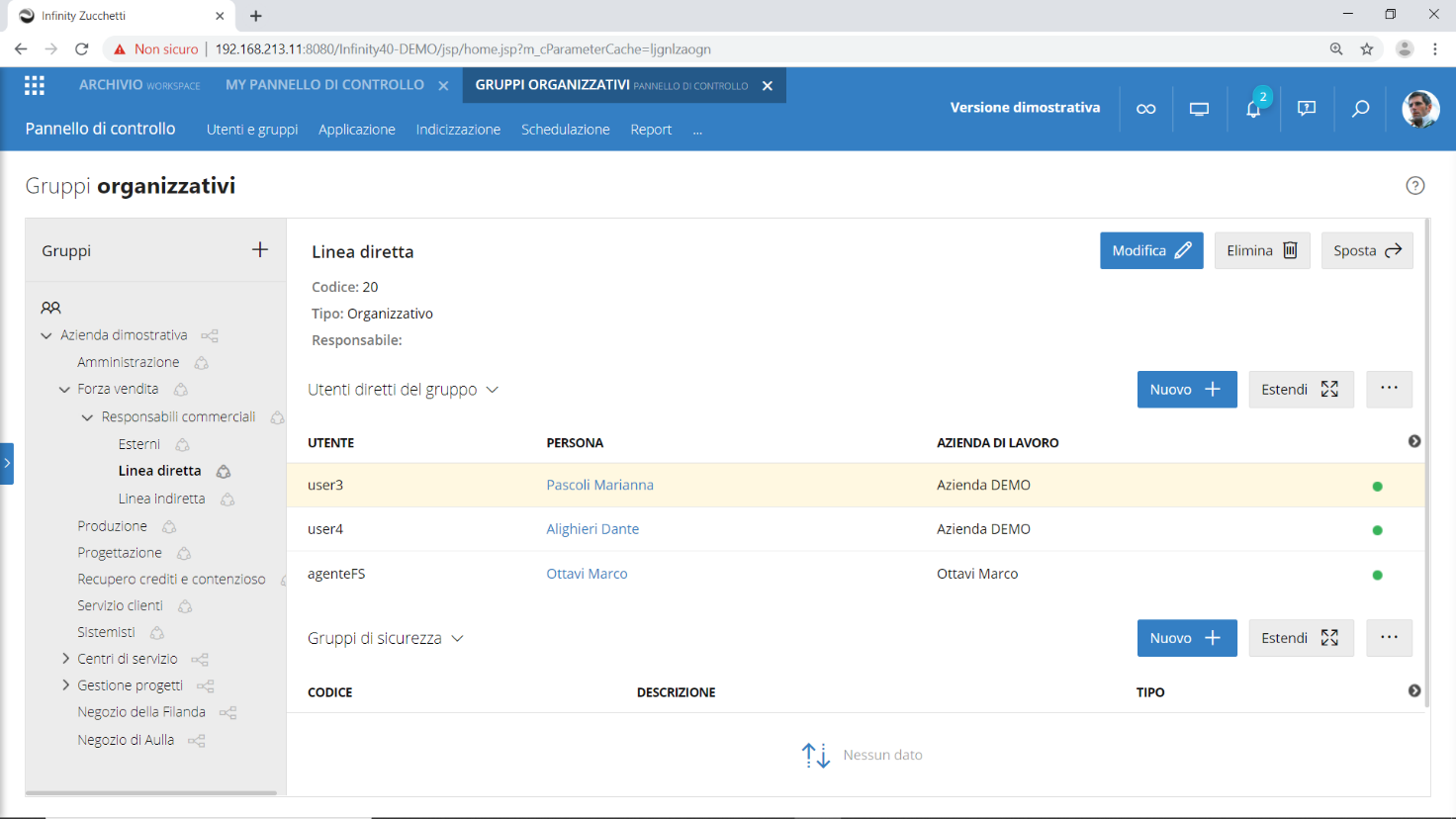 Infinity CRM Sales - Zucchetti - Altaquota